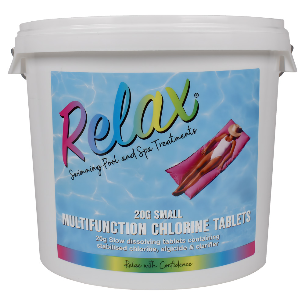 Relax Multi Pool Tablets 20g 5kg www.smartleisuresupplies.co.uk